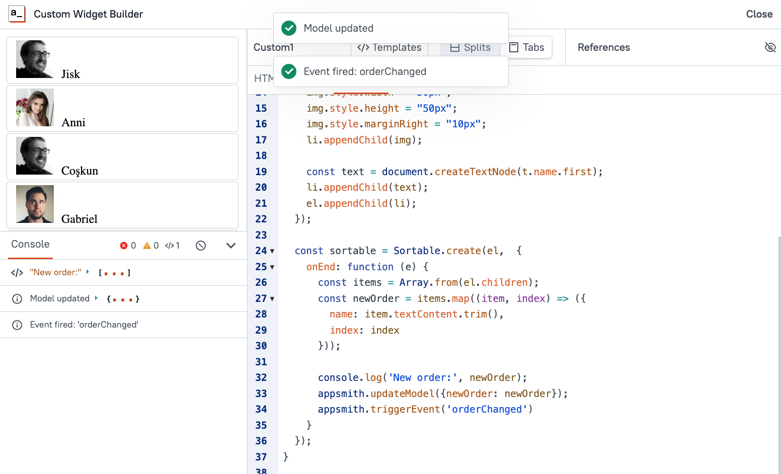 Building A Custom List Widget With Drag And Drop Reordering Appsmith Community Portal